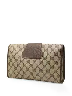 Gucci 2000-2015 Gg Supreme Web Clutch Bag