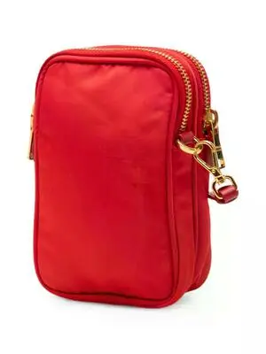 Prada 2000-2013 Tessuto Double Zip Phone Case Crossbody Bag