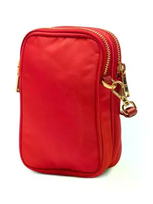 Prada 2000-2013 Tessuto Double Zip Phone Case Crossbody Bag