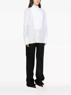 TOM FORD Vertical Stripe Bib Front Shirt