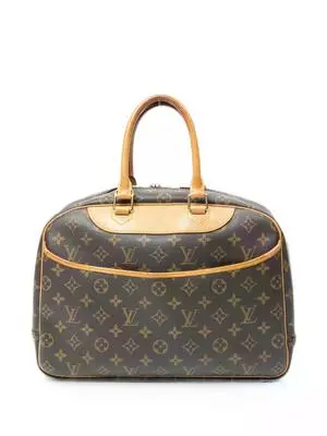 LOUIS VUITTON Monogram Canvas Deauville Tote Bag - Brown