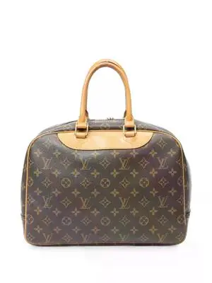 LOUIS VUITTON Monogram Canvas Deauville Tote Bag - Brown