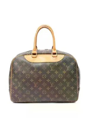 LOUIS VUITTON Monogram Canvas Deauville Tote Bag - Brown