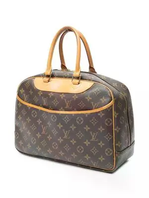 LOUIS VUITTON Monogram Canvas Deauville Tote Bag - Brown