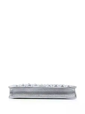 Miu Miu 2010-2026 Metallic Matelasse Nappa Wristlet Clutch Bag