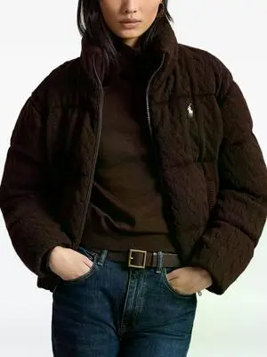Polo Ralph Lauren Cable Wool-cashmere Puffer Jacket