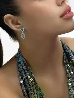 SUZANNE KALAN Sapphire Drop Earrings