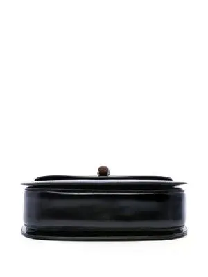 Gucci 20th Century Calfskin Bamboo Night Satchel - Black