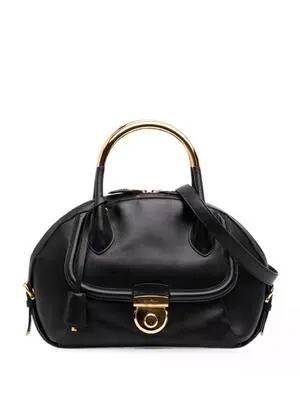 FERRAGAMO 2000-2026 Leather Fiamma Satchel