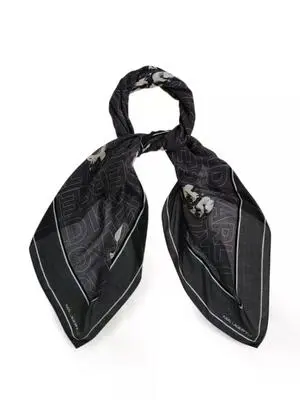 Karl Lagerfeld Ikon Modal-blend Scarf - Black