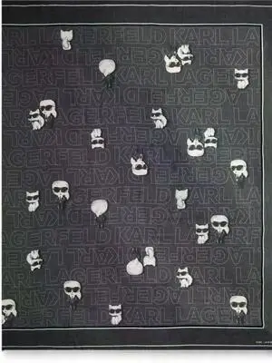 Karl Lagerfeld Ikon Modal-blend Scarf