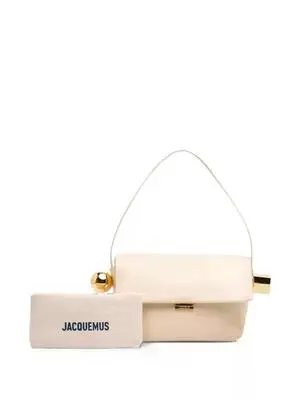 Jacquemus 2023-2026 Nappa Le Rond Carre Shoulder Bag - White