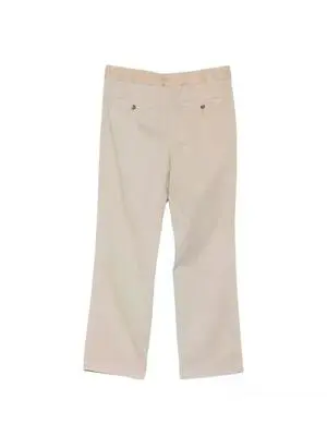 JAMES PERSE Slub Cotton Utility Pants With Drawstring Waist - Brown