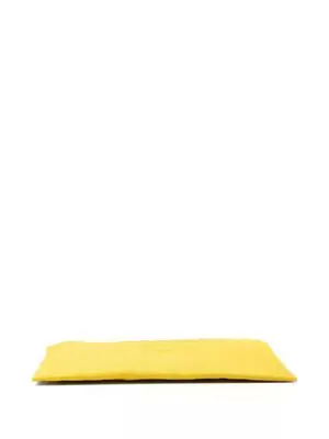 Prada Embossed Logo Canvas Wristlet Clutch Bag