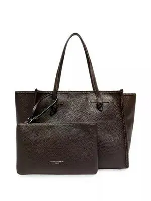 GIANNI CHIARINI Marcella Leather Tote Bag - Brown