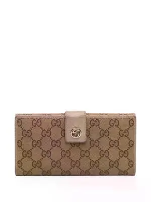Gucci 2000-2015 Gg Canvas Miss Gg Continental Wallet Long Wallets - Neutrals