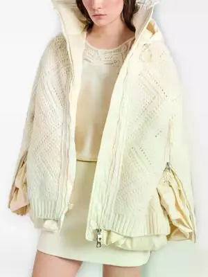 Ermanno Scervino Cable-knit Layered Jacket