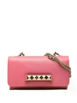 Valentino Garavani Rockstud Va Va Voom Clutch On Chain Crossbody Bag