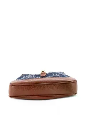 Gucci Jackie 1961 Hobo Gg Denim Mini Bag - Blue