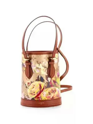 LOUIS VUITTON Limited Edition Garden Monogram Canvas Nano Bucket Bag - Brown