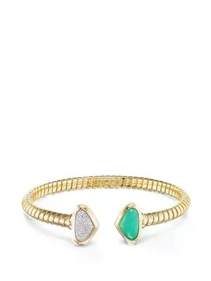 Marina B Trisolina Chrysoprase And Diamond Bracelet - Gold