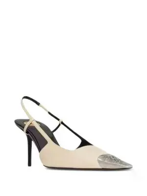 Saint Laurent Cassandra Plaque Pumps