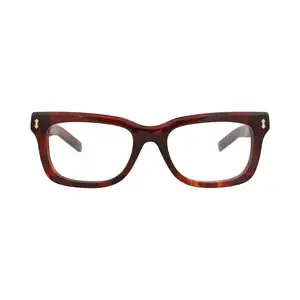 Gucci Square-frame Recycled Acetate Optical Frames 'havana/transparent - Brown