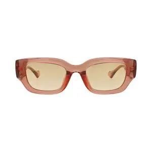 Gucci Cat Eye-frame Injection Sunglasses - Brown