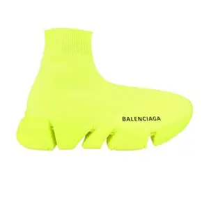 Balenciaga Speed 2 Knit Sock Sneakers - Yellow