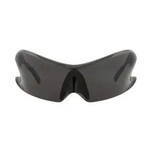 Balenciaga Shield-frame Nylon Sunglasses - Grey