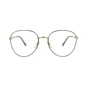 Gucci Cat Eye-frame Metal Optical Frames 'havana/gold/transparent - Brown