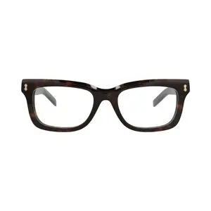 Gucci Square-frame Recycled Acetate Optical Frames 'havana/transparent - Brown