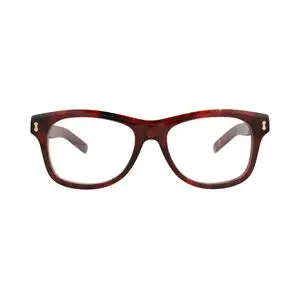 Gucci Square-frame Recycled Acetate Optical Frames 'havana/transparent - Brown