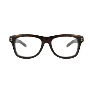 Gucci Square-frame Recycled Acetate Optical Frames 'havana/transparent - Brown