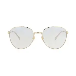 Gucci Round-frame Metal Sunglasses /transparent - Gold