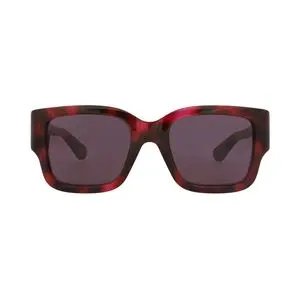 Gucci Square-frame Recycled Acetate Sunglasses 'havana/violet - Brown