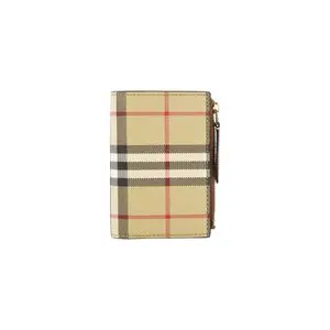 Burberry Small Check Bifold Wallet 'archive Beige