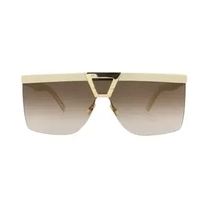 Saint Laurent Shield-frame Acetate Sunglasses