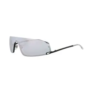 Gucci Shield-frame Metal Sunglasses /grey - Black