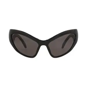 Balenciaga Cat Eye-frame Bio-injection Sunglasses /grey - Black