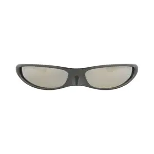 Balenciaga Shield-frame Bio-injection Sunglasses /white - Grey