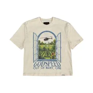 GODSPEED Helipad Dreams T-shirt 'bone - Cream