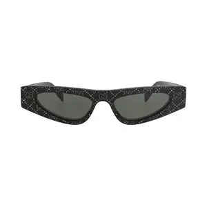 Gucci Cat Eye-frame Recycled Acetate Sunglasses /grey - Black