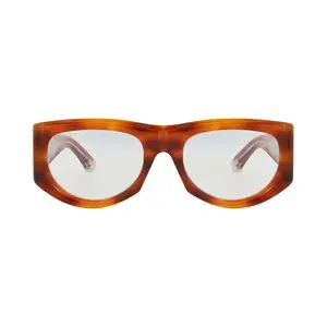 Gucci Cat Eye-frame Recycled Acetate Sunglasses 'havana/transparent - Brown