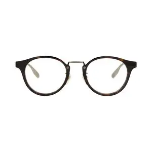 Gucci Round-frame Recycled Acetate Optical Frames 'havana/gold/transparent - Brown
