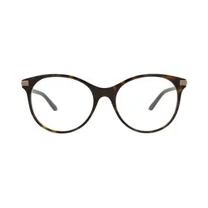 Gucci Round-frame Recycled Acetate Optical Frames 'havana/transparent - Brown