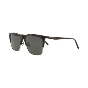 Saint Laurent Square-frame Bio Injection Sunglasses 'havana/grey - Brown