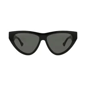 Gucci Cat Eye-frame Recycled Acetate Sunglasses /grey - Black