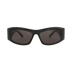 Balenciaga Square-frame Recycled Acetate Sunglasses /grey - Black