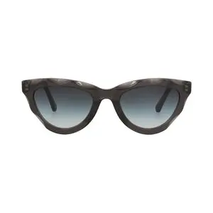 Chloé Cat Eye-frame Recycled Acetate Sunglasses /black - Grey